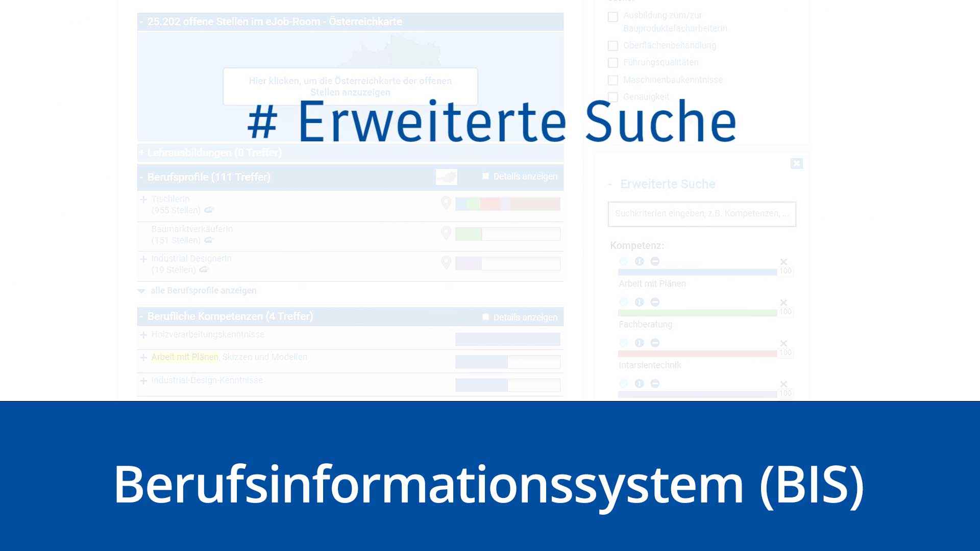 AMS-Videoportal - BIS - Drucken & QR Code im Berufsinformationssystem